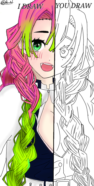 Collab Mitsuri Demon slayer - ibisPaint