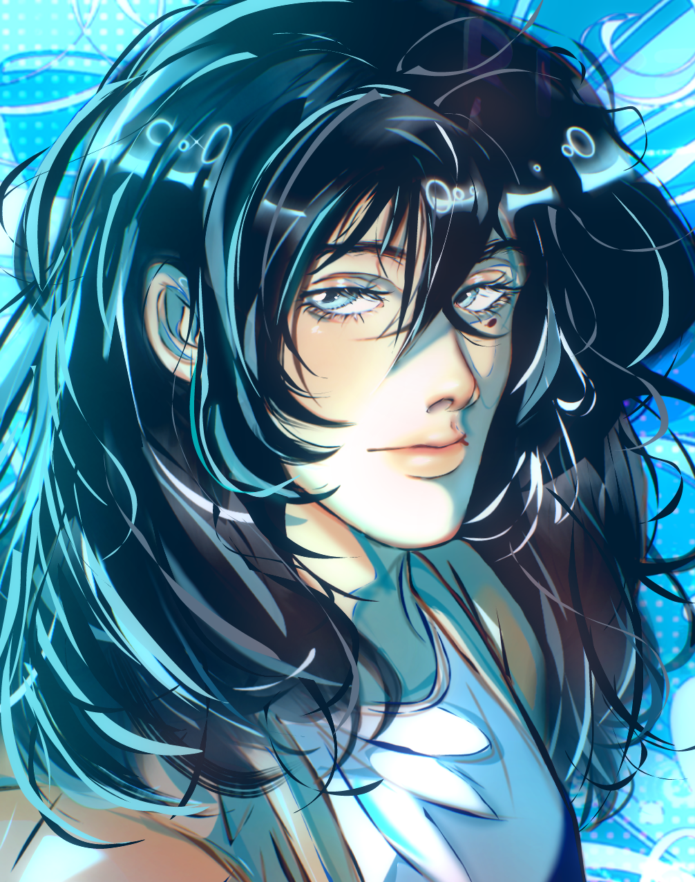 blue (I have aura) - ibisPaint