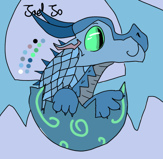 Random Baby Dragon - ibisPaint