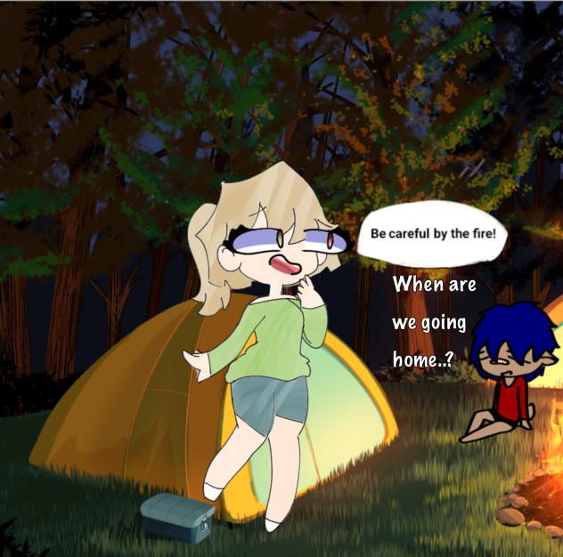 Camping collab - ibisPaint