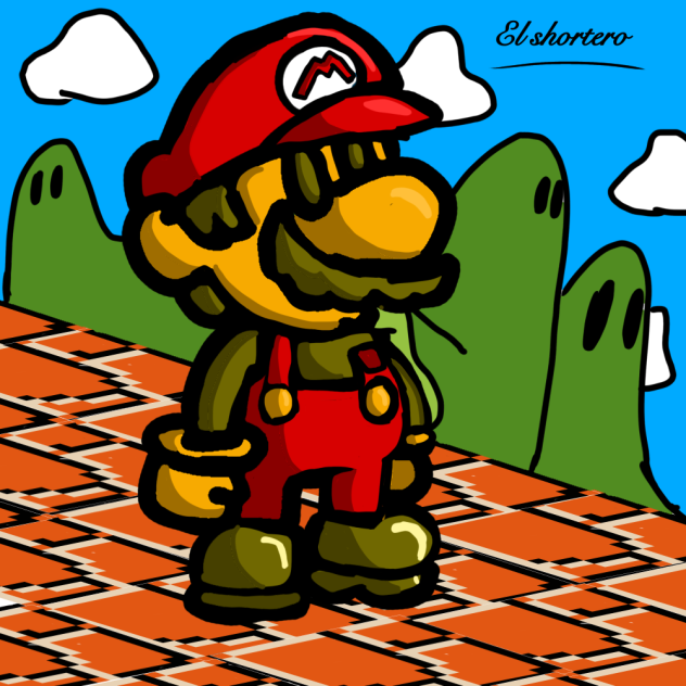 Mario bros pero en HD - ibisPaint