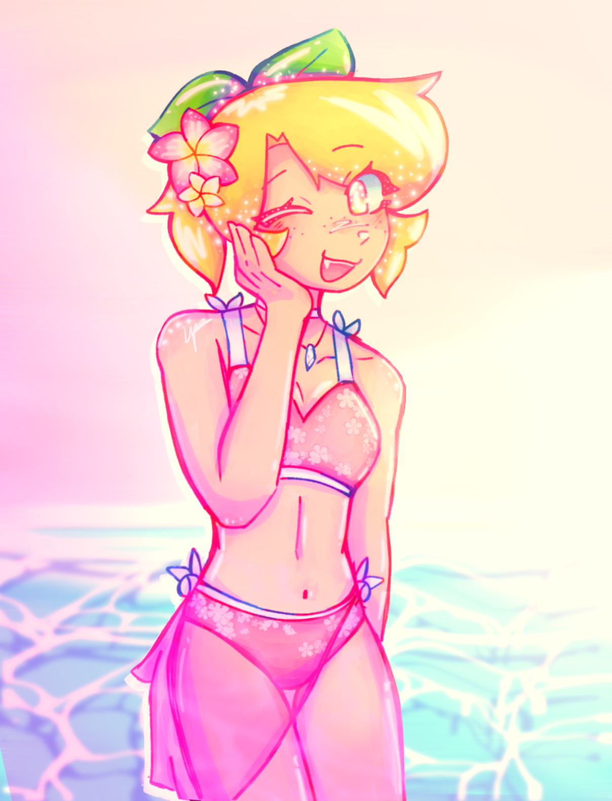 SUMMER LEMON!!🍋🩷 - ibisPaint