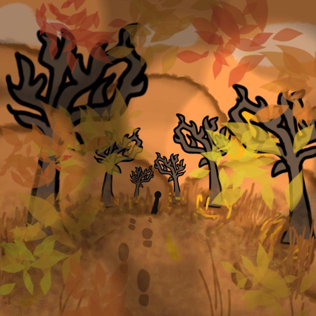 Forest of leaves - ibisPaint