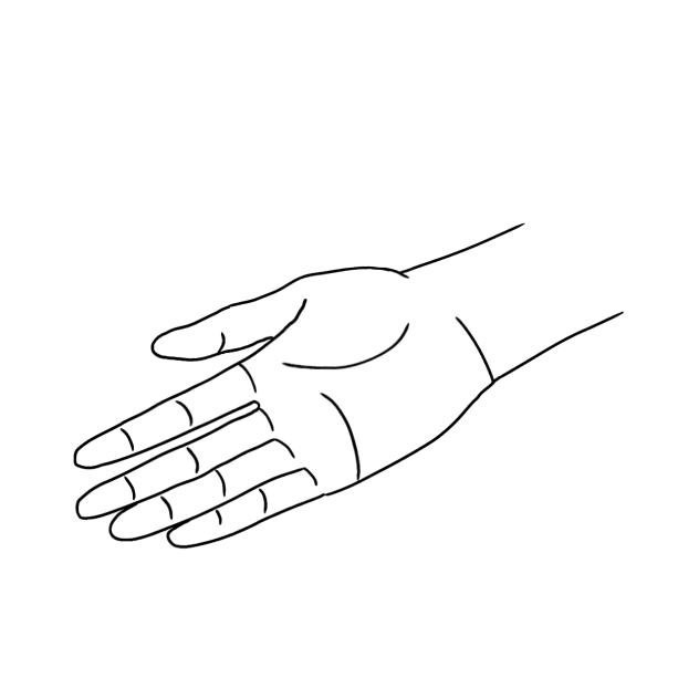 Hand tracing sketch 4 - ibisPaint