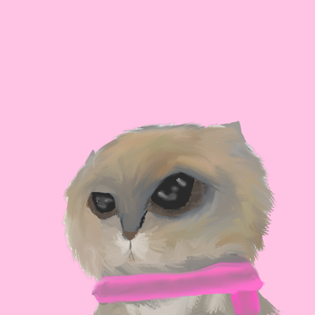 pink cat - ibisPaint