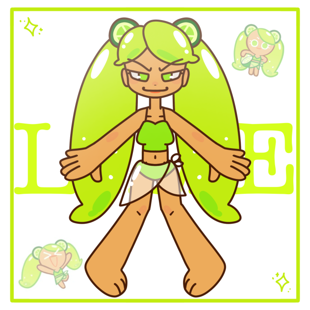 lime cookie - ibisPaint
