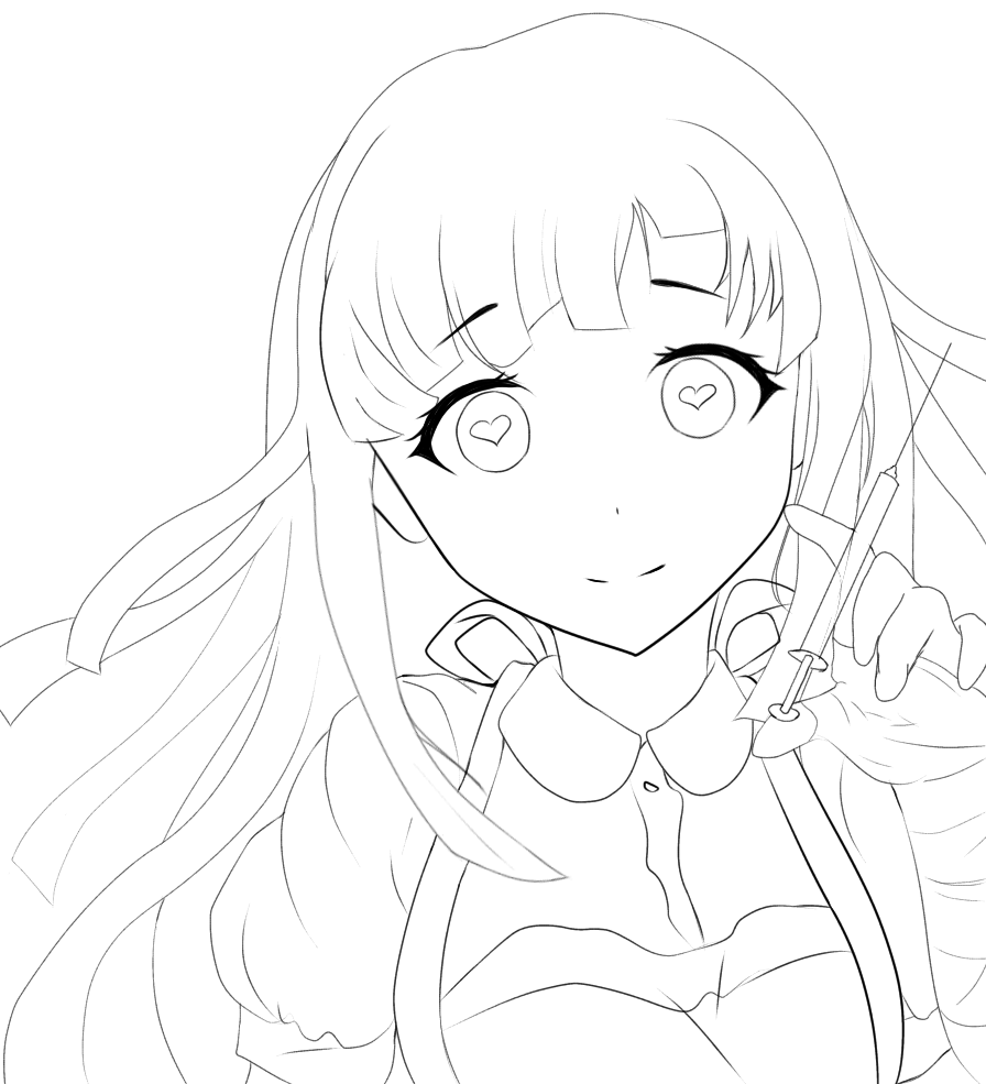 Mikan tsumiki (line art 2) - ibisPaint