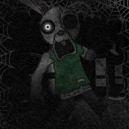 Rabbit monster - Piggy fanart - ibisPaint