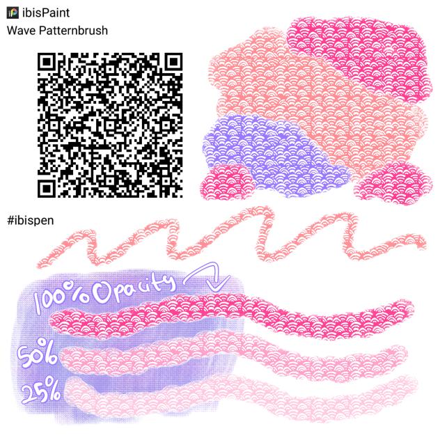 Wave Pattern Brush - ibisPaint