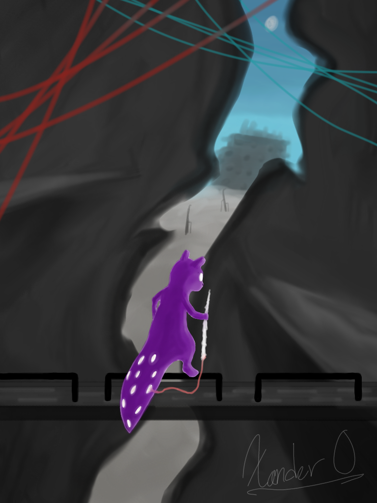 Rain World Spearmaster Fanart - ibisPaint