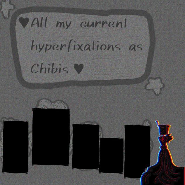 All my current hyperfixations as Chibis - ibisPaint