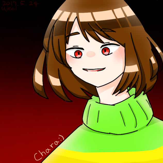 undertale - chara - ibisPaint