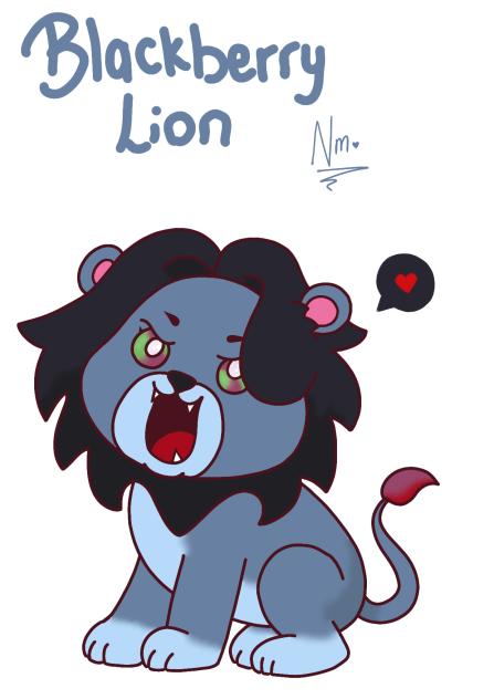 Blackberry lion - ibisPaint