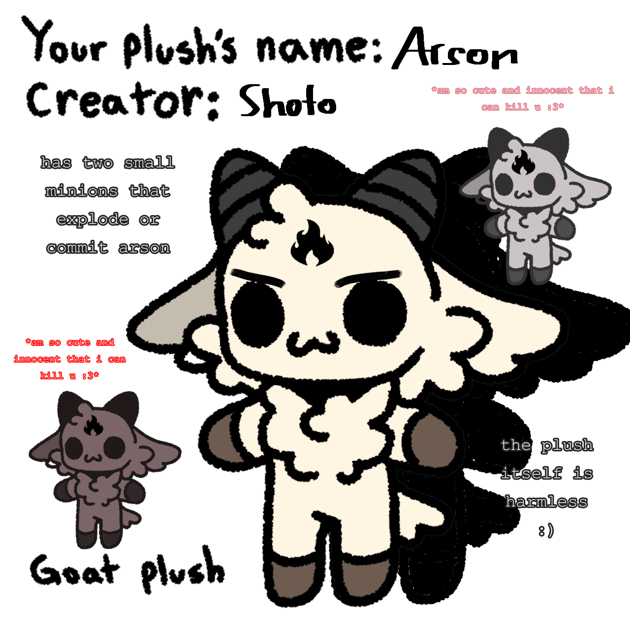 goat plushie - ibisPaint