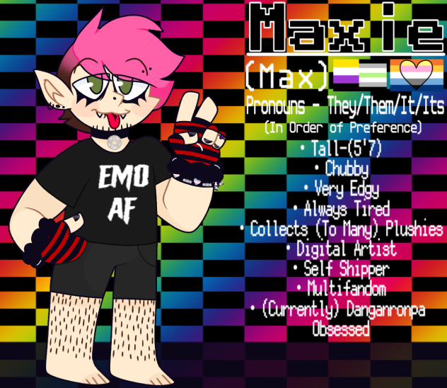 My Human Persona Ref Sheet Remake - ibisPaint