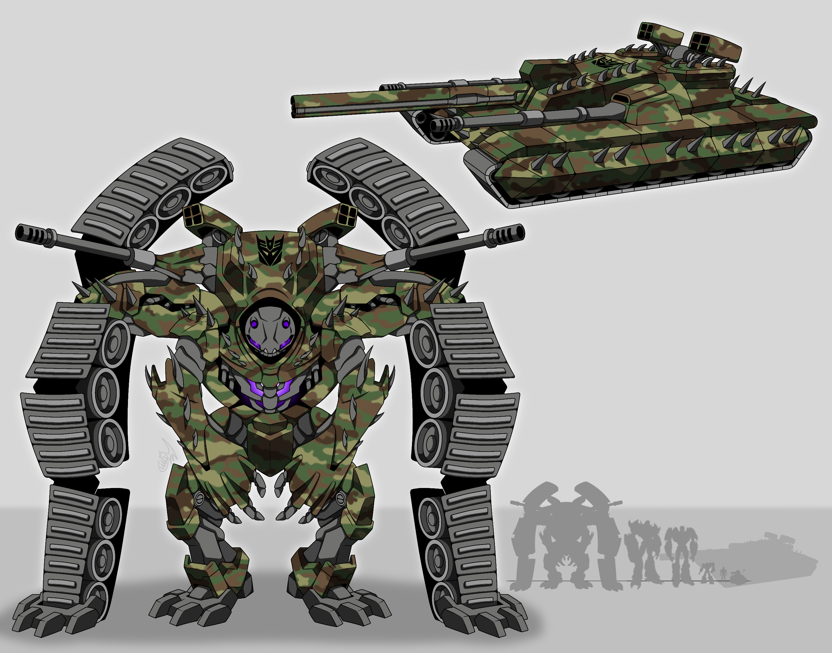 Tracks The tank - ibisPaint