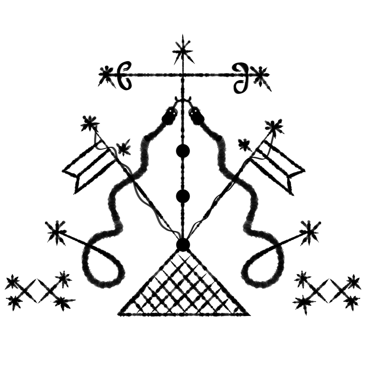 Damballa's Veve - ibisPaint