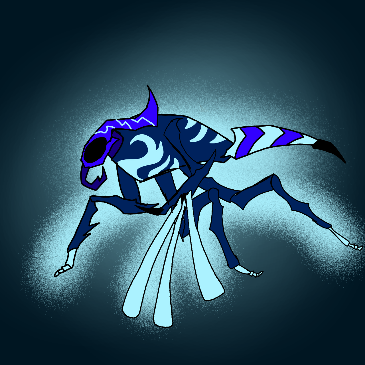 night blood dragon wasp - ibisPaint