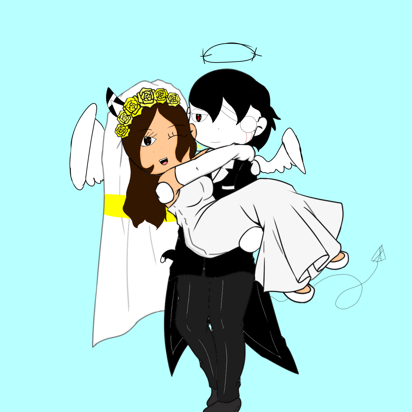 Softie and dark’s wedding - ibisPaint