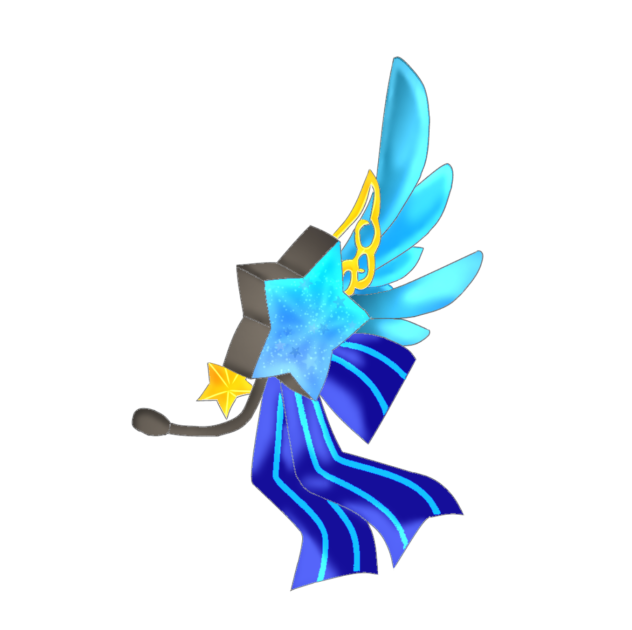 Headset with blue star - ibisPaint