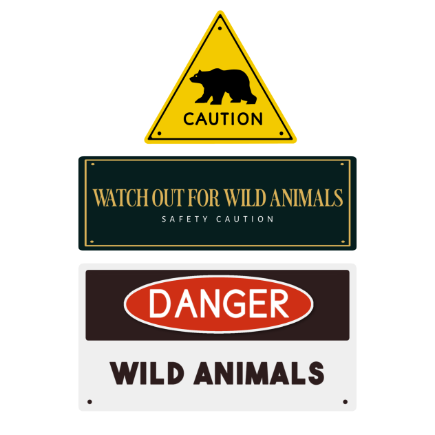 Mountain Animal Signs Set - ibisPaint