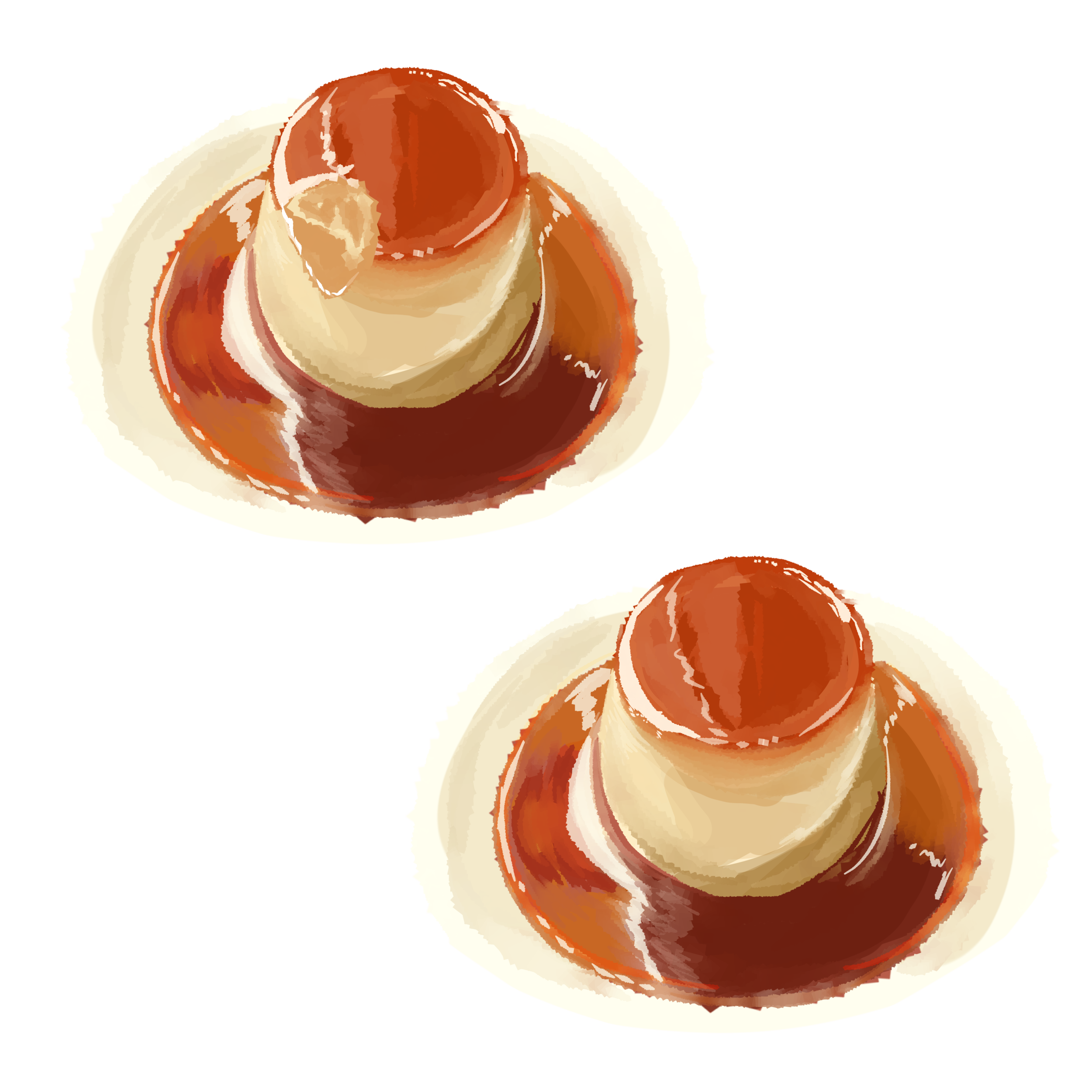 Leche flan - ibisPaint