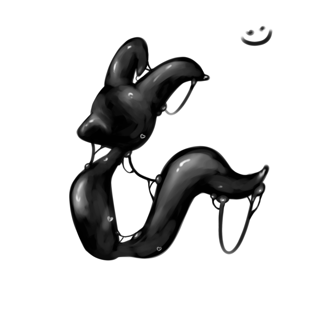 Black goo thing - ibisPaint