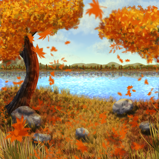 Autumn scenery - ibisPaint