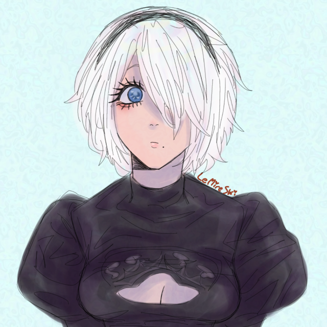 2B animation 1 (yaay) - ibisPaint