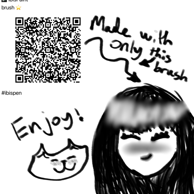 Yayyyy new brush - ibisPaint