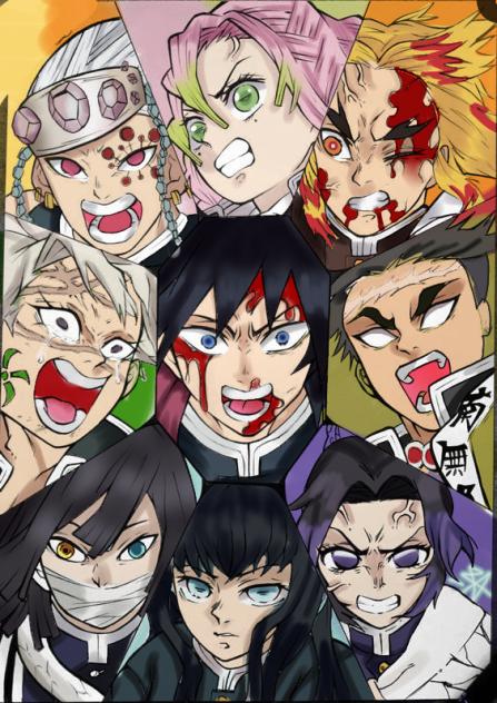 Hashira ft. Infinity castle - ibisPaint