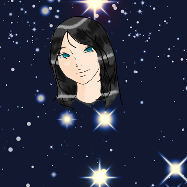 tus ojos azules - ibisPaint