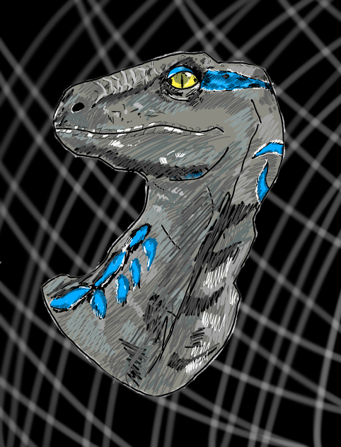 Blue raptor - ibisPaint