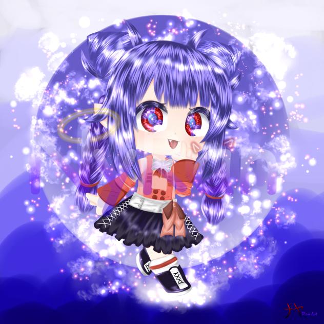 Lylia chibi - OC Gacha Style - ibisPaint