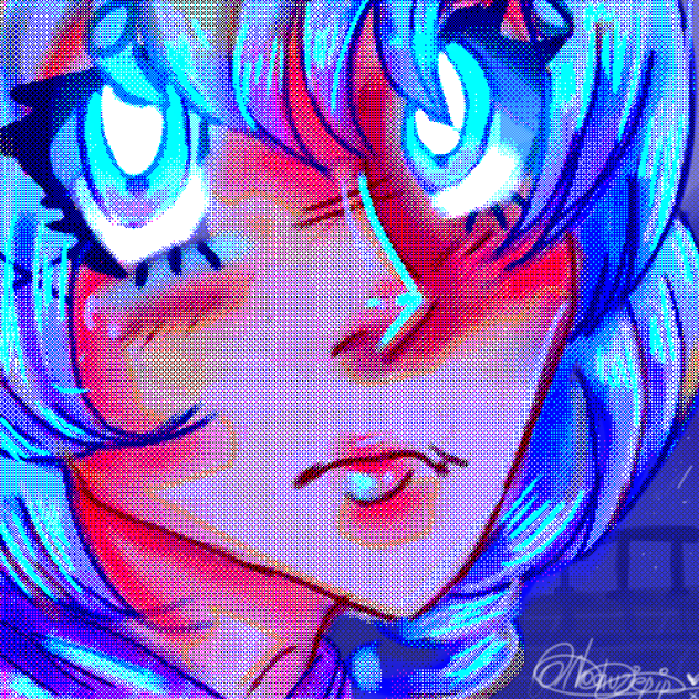 retro girl - ibisPaint