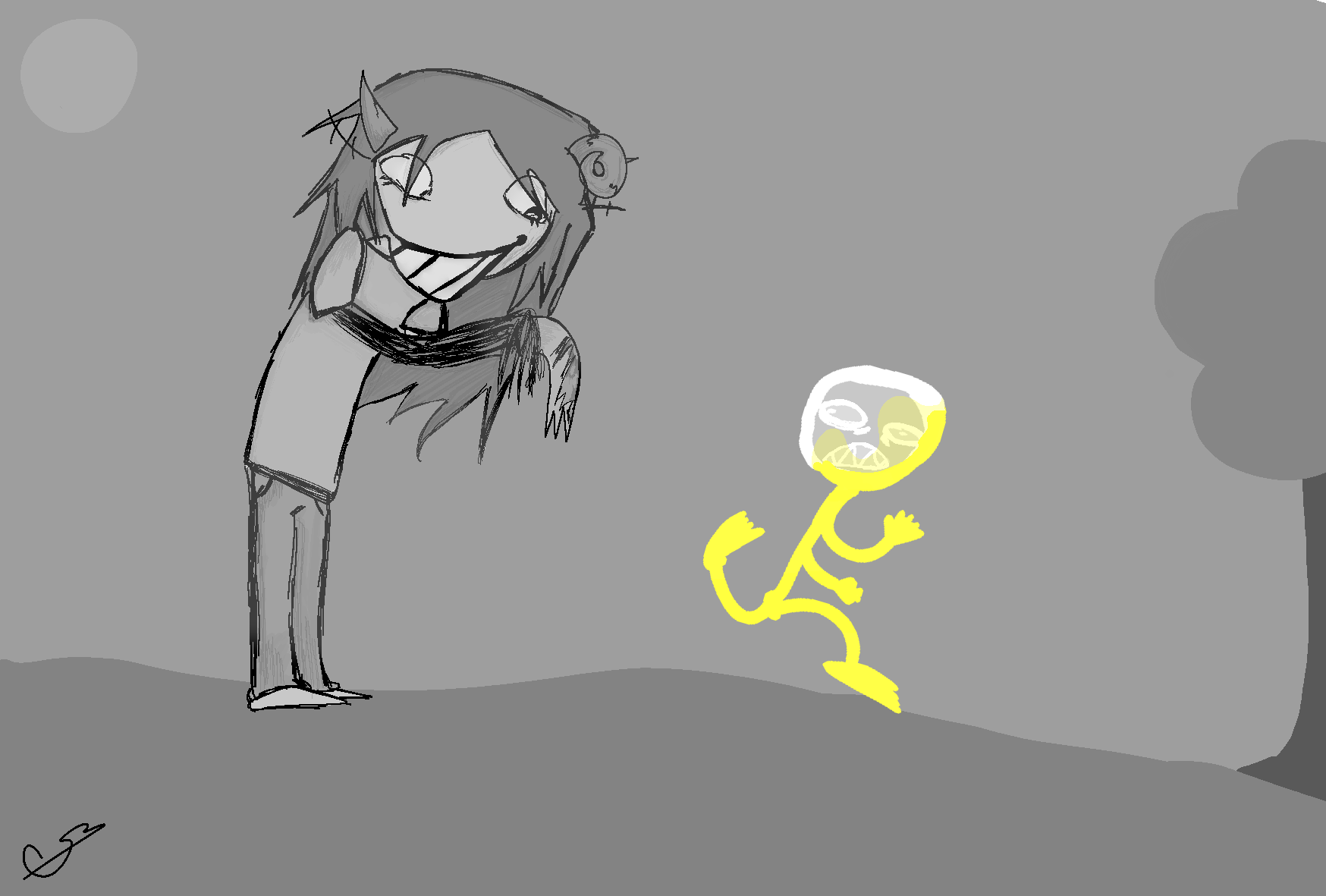 NO DONT KILL THE PISS STICKMAN - ibisPaint