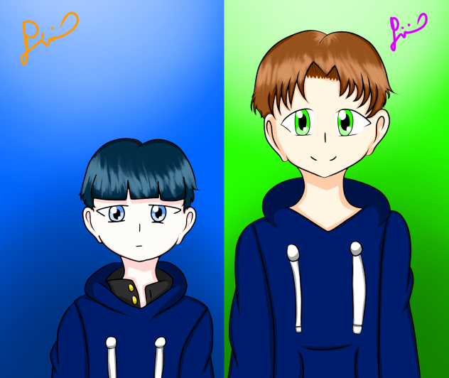 Subaru and Tatsuya - ibisPaint