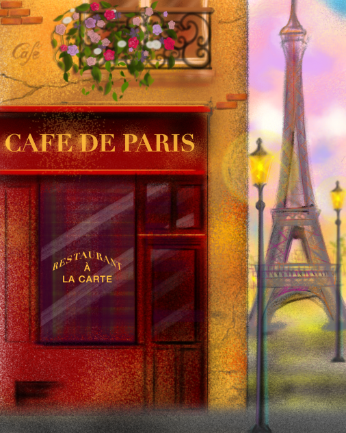 Paris。パリ。フランス - ibisPaint