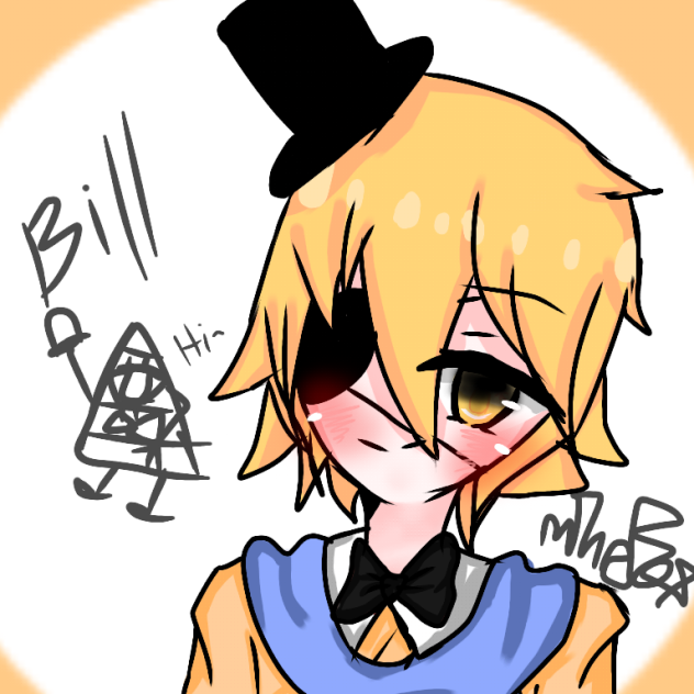[SPEEDPIANT] - Bill Cipher♥ (Human) - ibisPaint