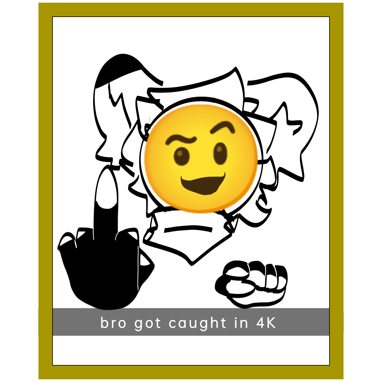 got caught in 4K - ibisPaint