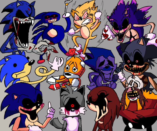 fnf sonic exe - ibisPaint