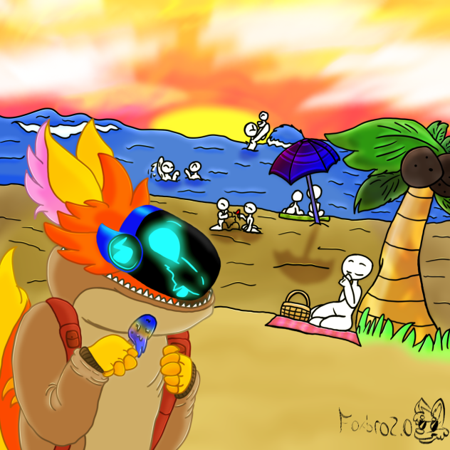 Art Trade with Swizzle Crizz - ibisPaint