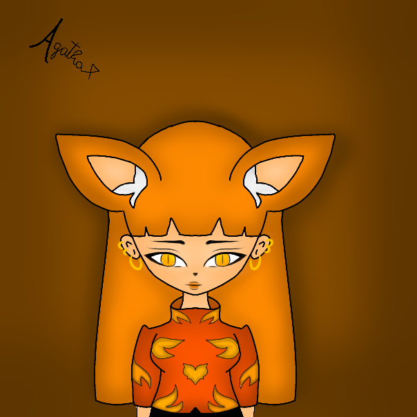 garota raposa girl fox - ibisPaint