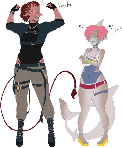 Redesigning my fav oc couple - ibisPaint