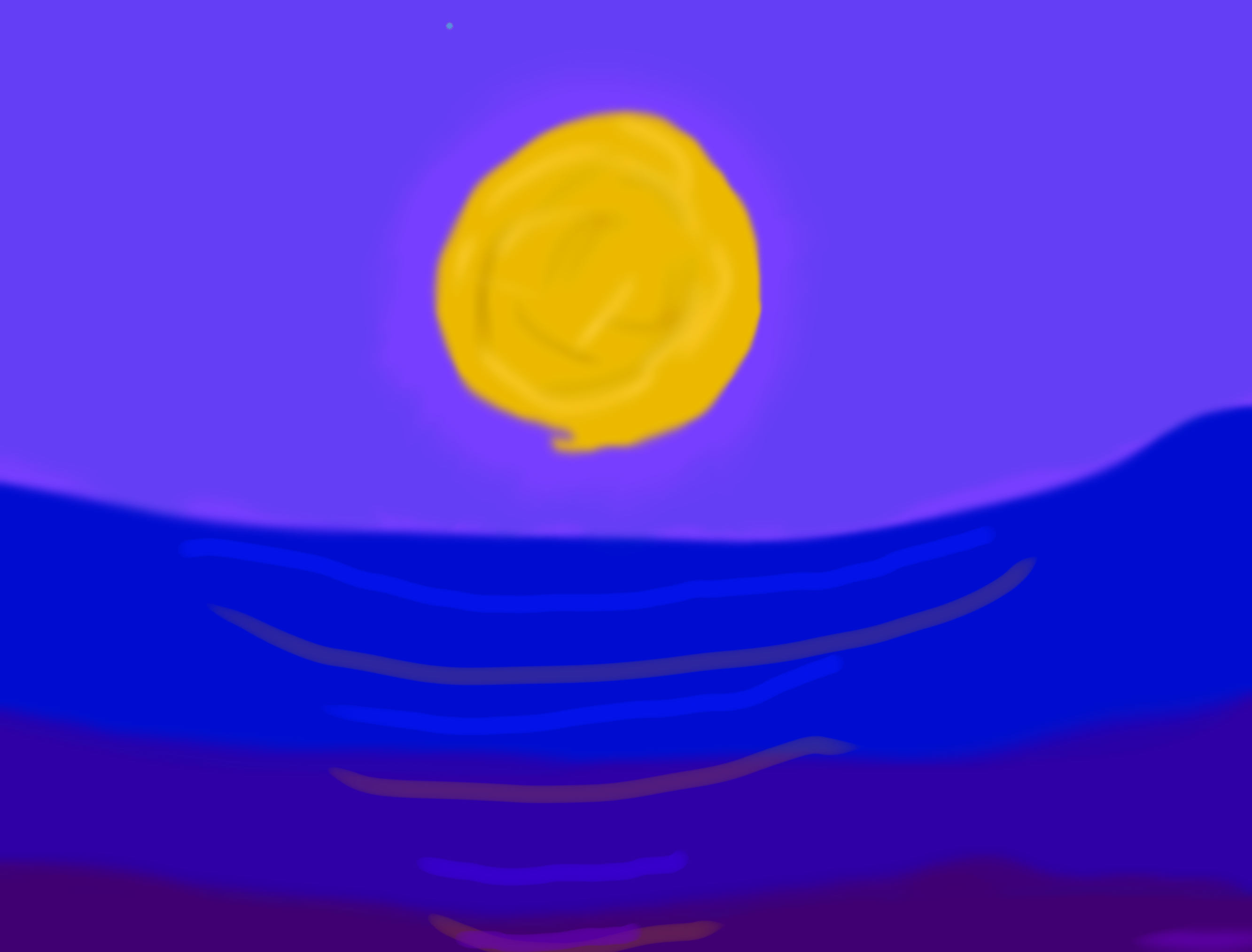 Evening sunset - ibisPaint