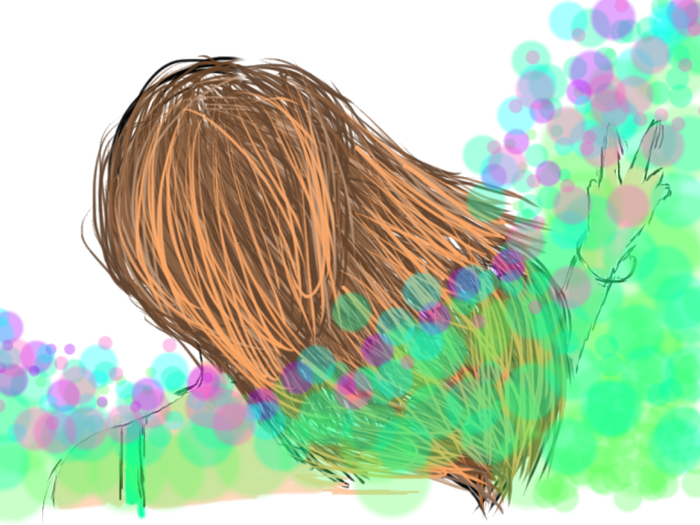 Hair Flipping Bubbles - ibisPaint