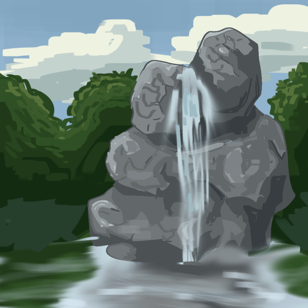 waterfall - ibisPaint