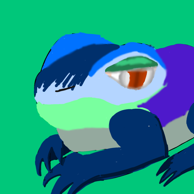 strange creatures frog 奇特生物 青蛙 - ibisPaint