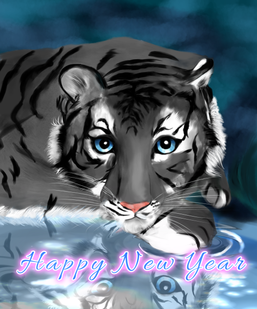 Black Water Tiger 2022 - ibisPaint