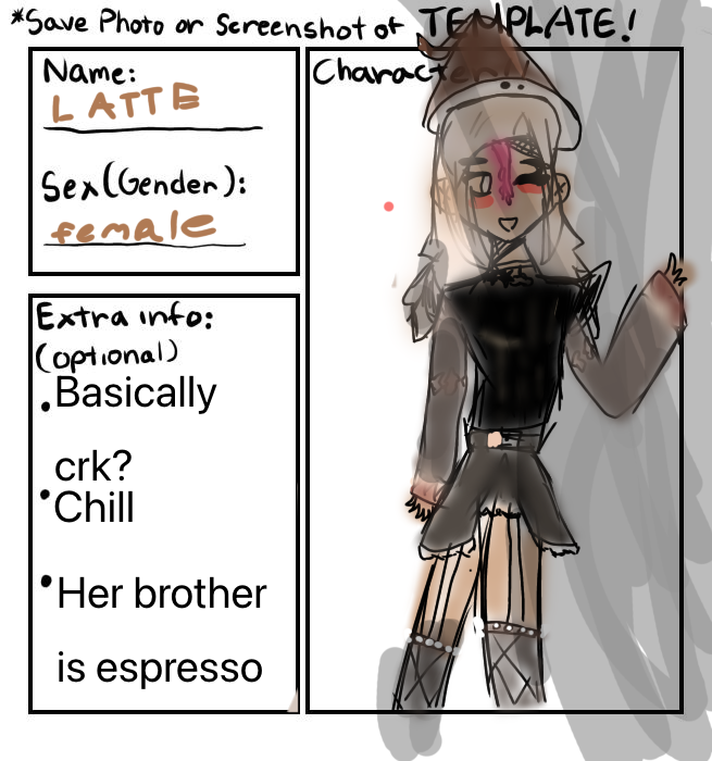 Template of a oc for a comic - ibisPaint